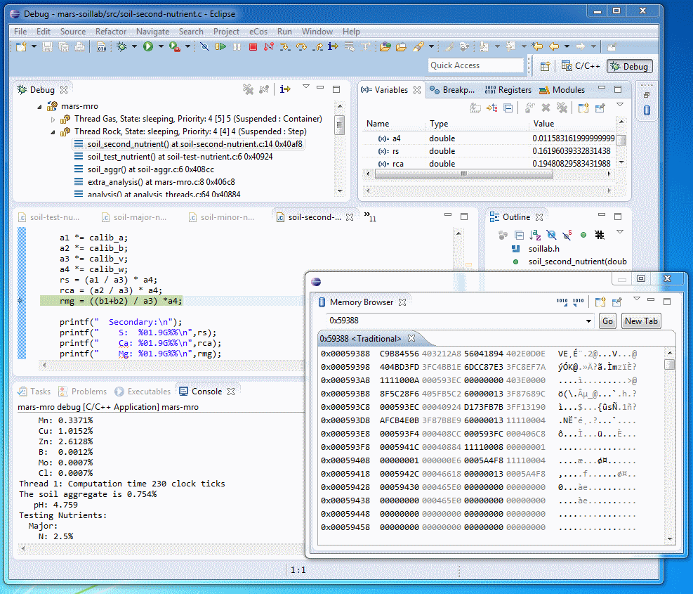 eCosPro Eclipse IDE